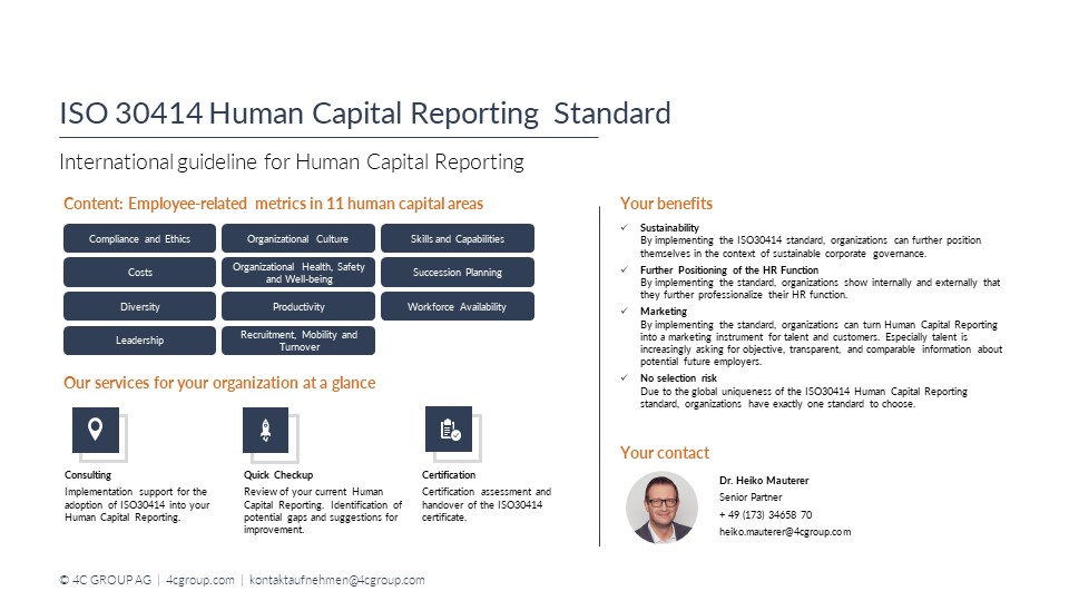 Human Capital Reporting Certification | CHRO Advisory