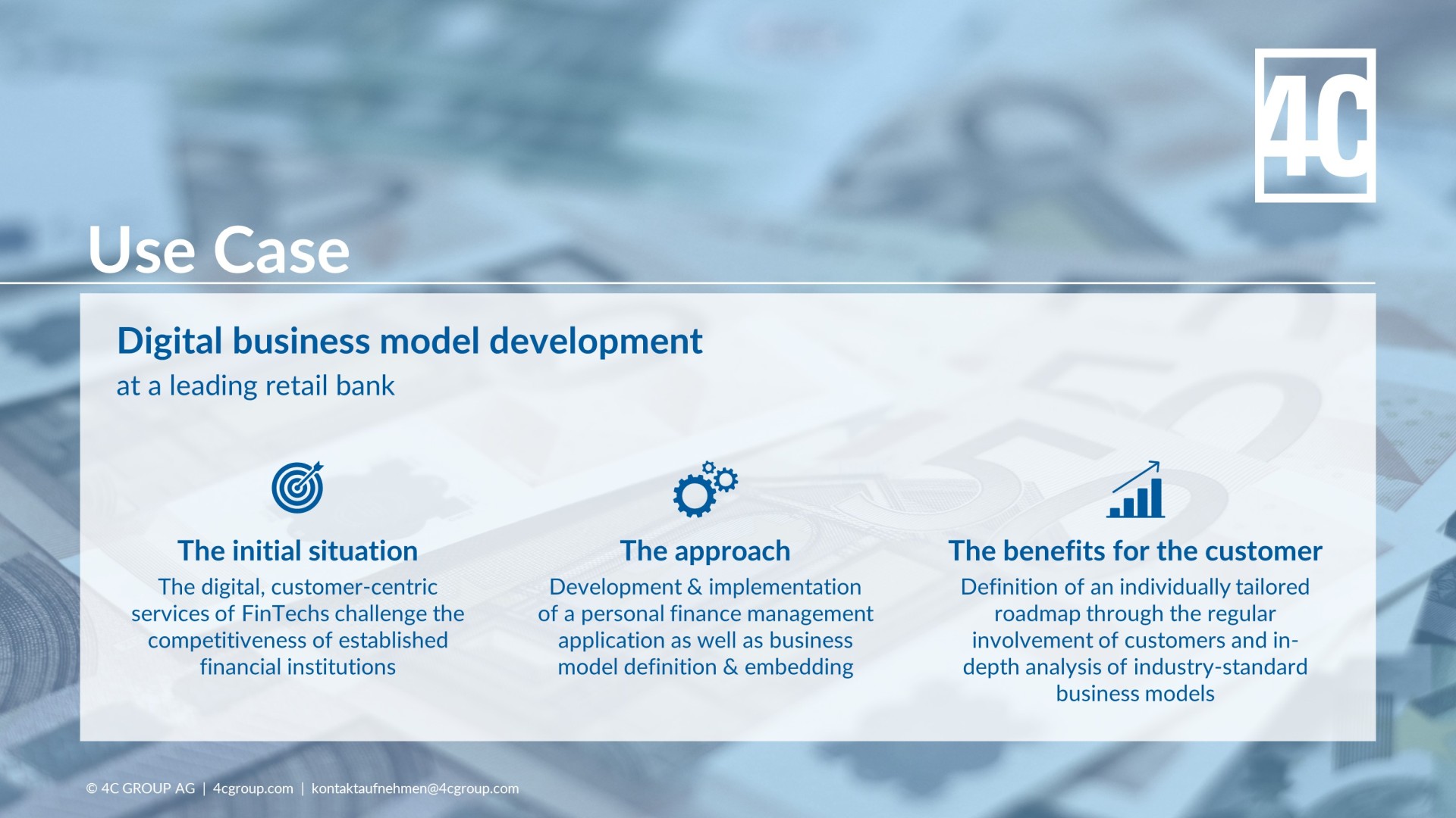 Use Case Retailbank - Digital Business Model Developement